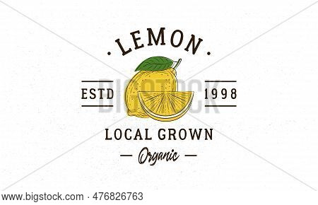 Lemon Logo. Lemon Vector & Photo (Free Trial) | Bigstock