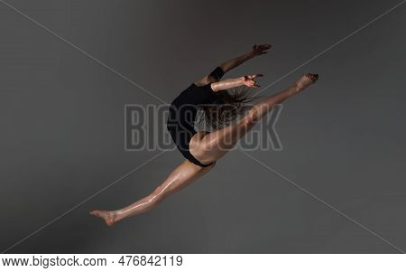 Leg-split Jump. Image & Photo (Free Trial) | Bigstock