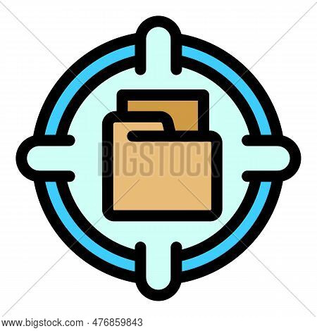 File Folder Target Vector & Photo (Free Trial) | Bigstock