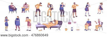 Set Isolated Colds Vector & Photo (Free Trial) | Bigstock
