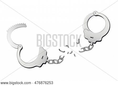 Breaking Handcuffs Vector & Photo (Free Trial) | Bigstock