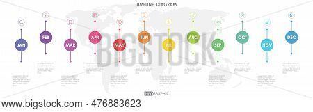 Timeline Infographic Vector & Photo (Free Trial) | Bigstock