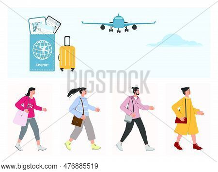 Tourist People Summer Vector & Photo (Free Trial) | Bigstock