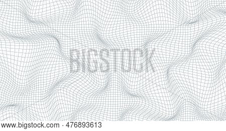 Abstract Wavy 3d Mesh Vector & Photo (Free Trial) | Bigstock