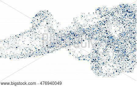 Blue Glitter Confetti Vector & Photo (Free Trial) | Bigstock