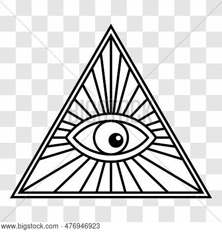 All-seeing Eye. Eye Vector & Photo (Free Trial) | Bigstock