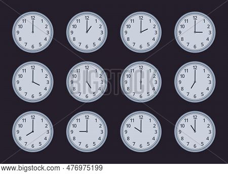 Clock Face Images, Illustrations & Vectors (Free) - Bigstock