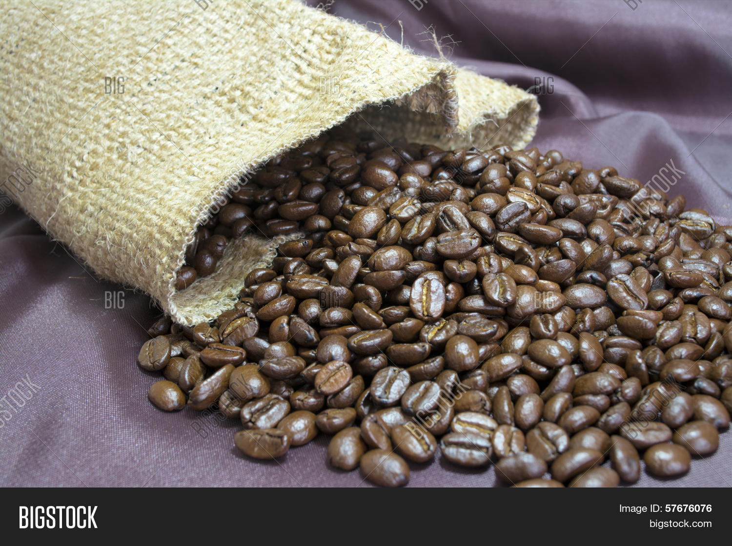 Coffee Beans Bag Image & Photo (Free Trial) | Bigstock