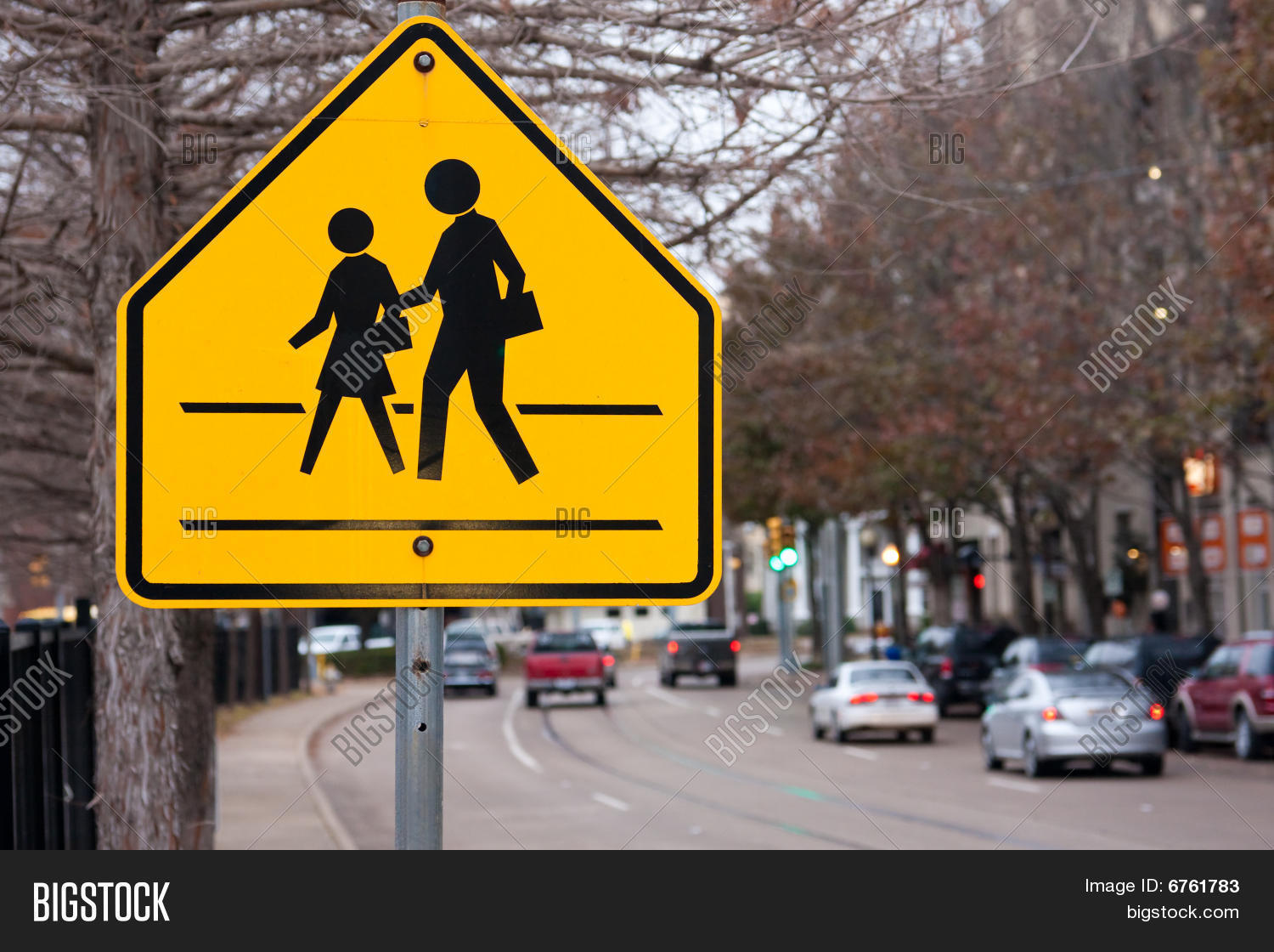School Crosswalk Sign Image & Photo (Free Trial) | Bigstock