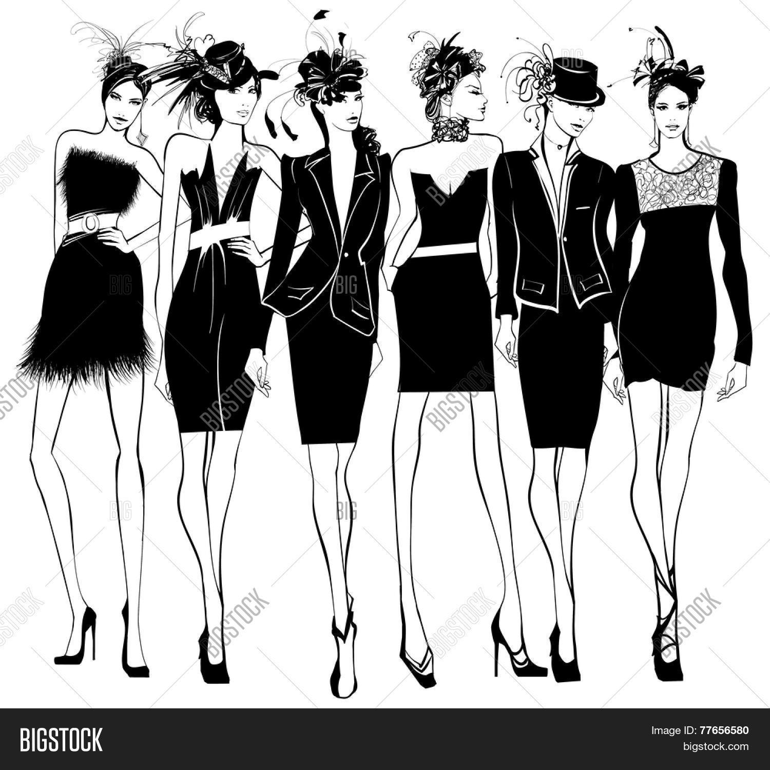Women Fashion Models Vector & Photo (Free Trial) | Bigstock