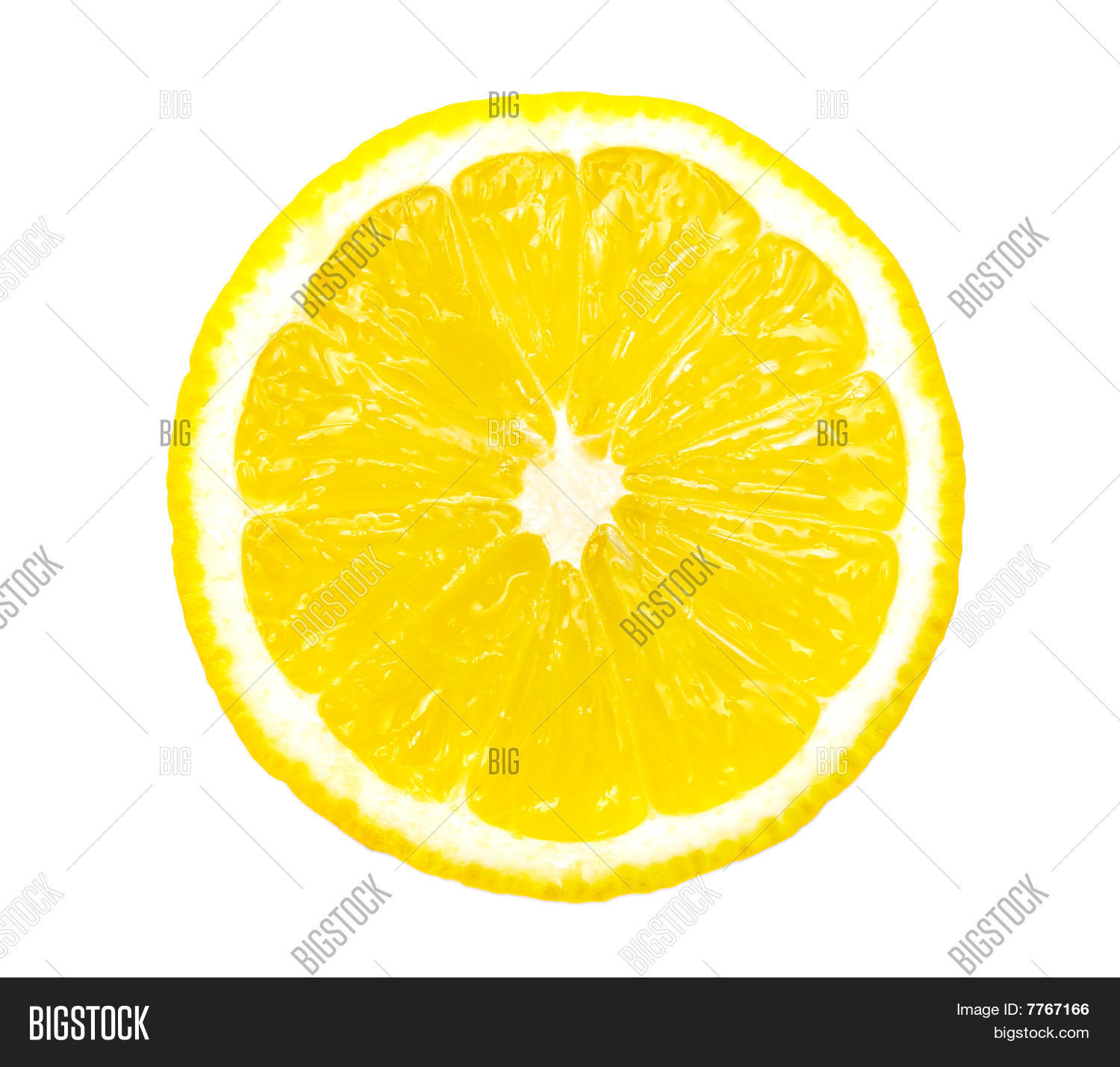 Lemon Slice Isolated Image & Photo (Free Trial) | Bigstock
