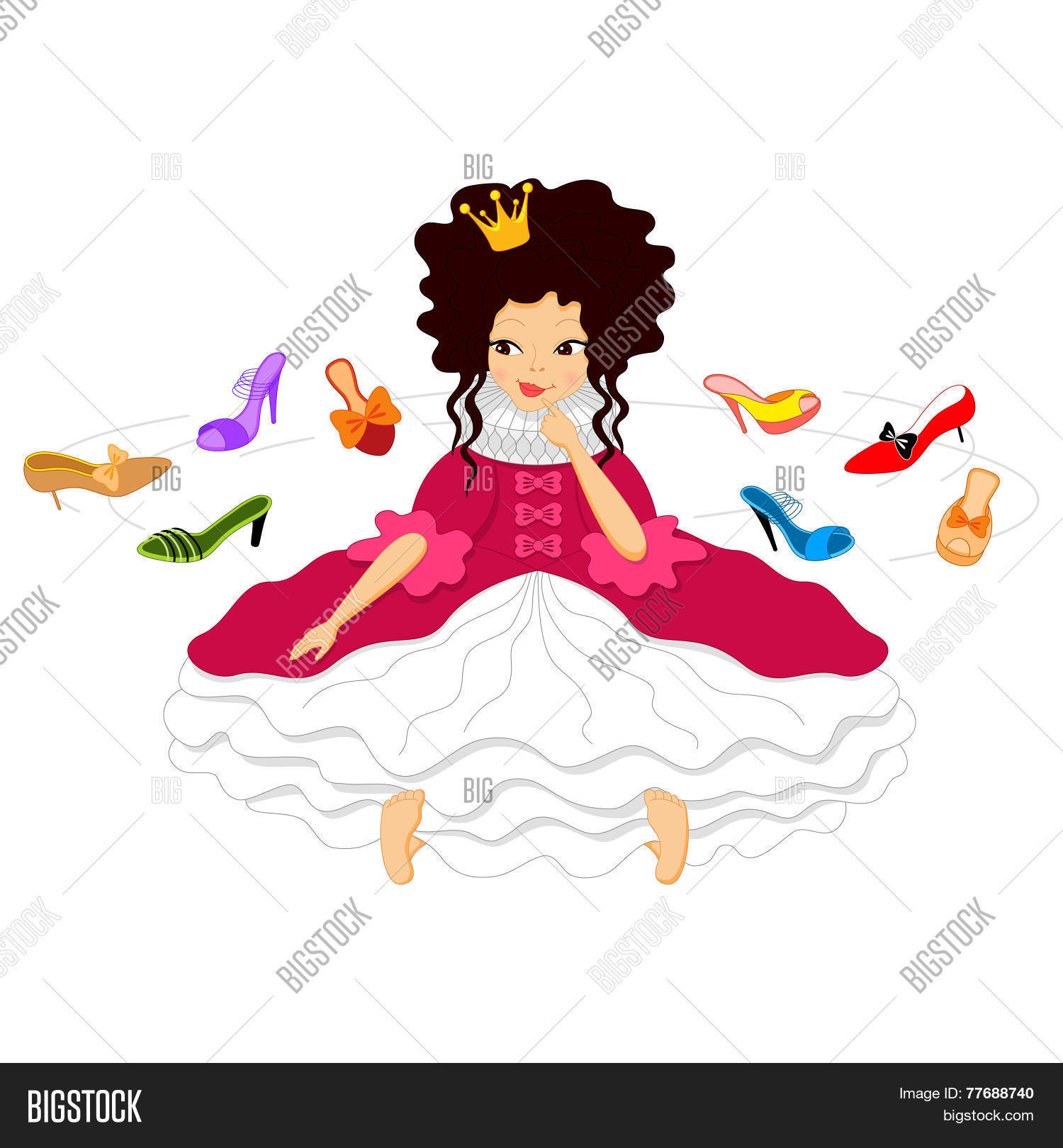 Smiling Princess Vector & Photo (Free Trial) | Bigstock