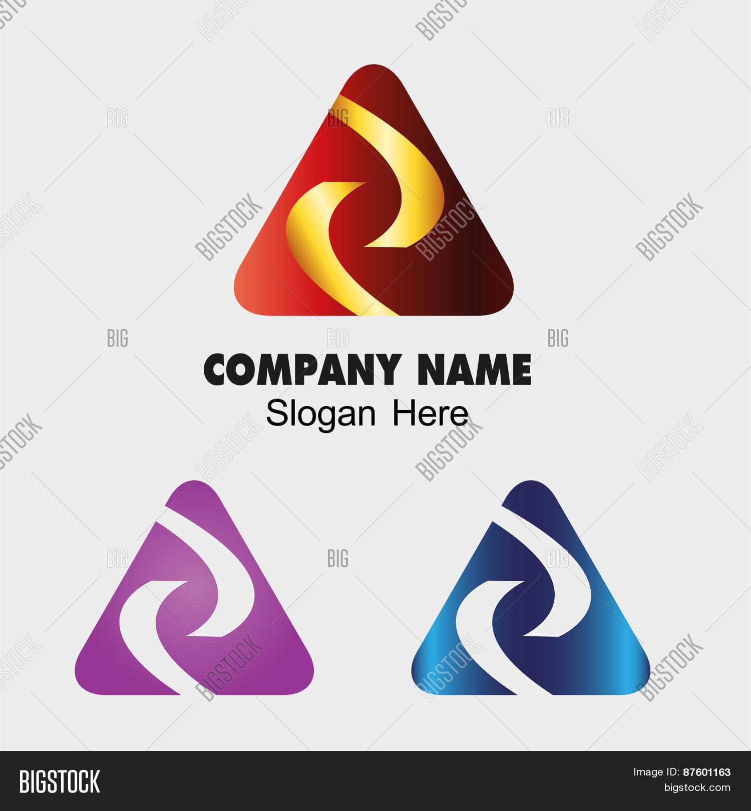 Triangle Sign Symbol Vector & Photo (Free Trial) | Bigstock