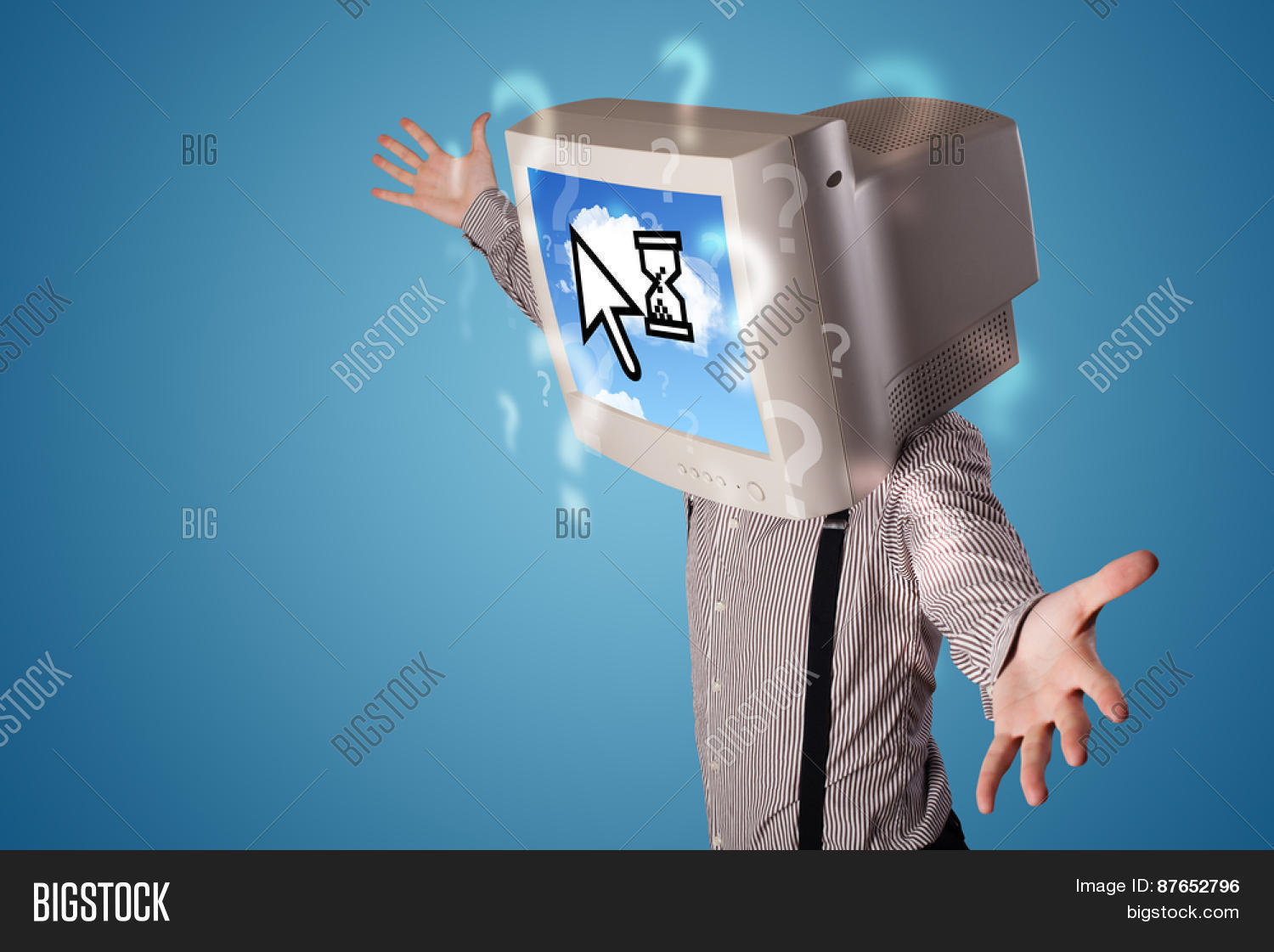 Person Monitor Head Image & Photo (Free Trial) | Bigstock