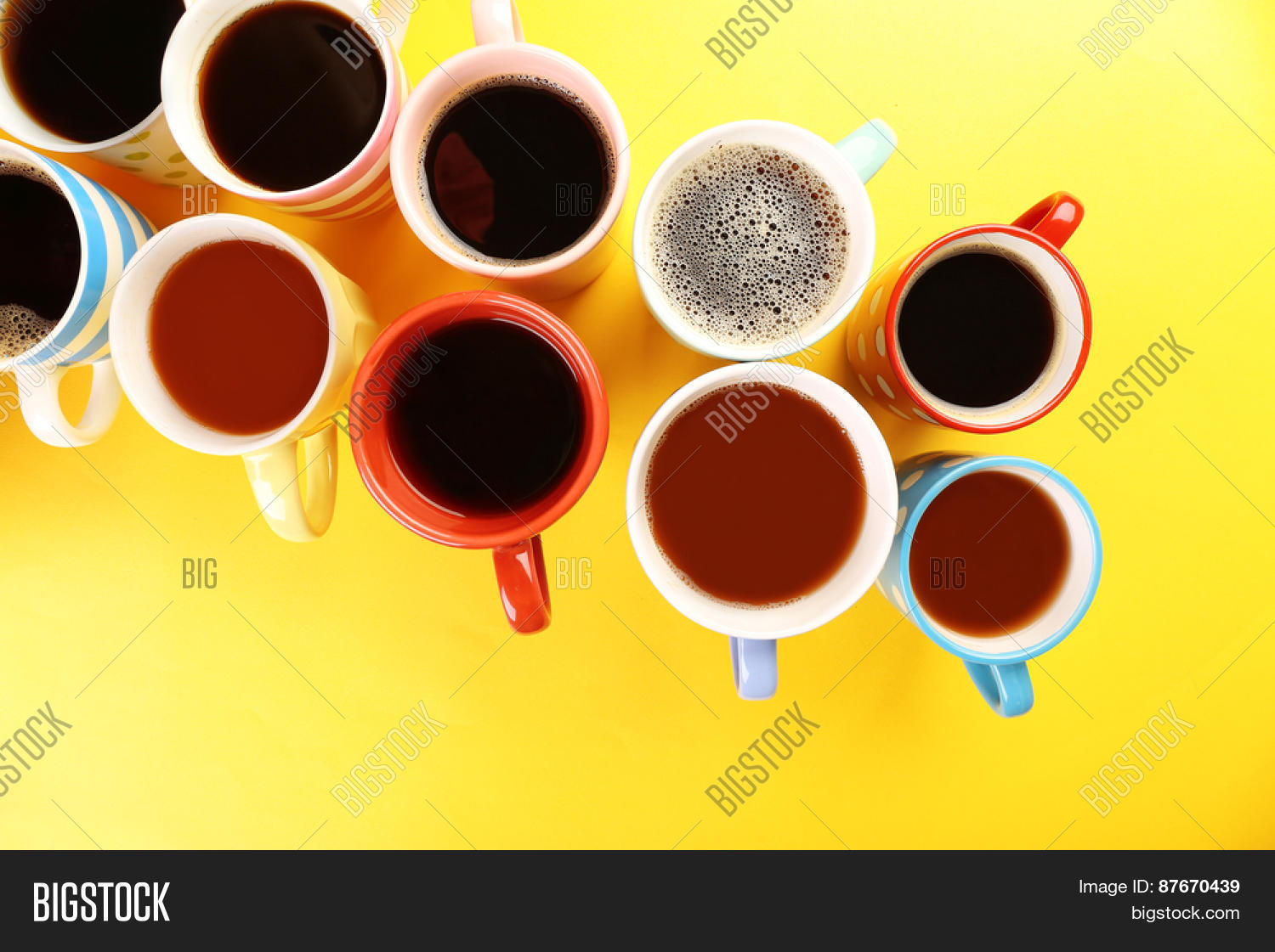 Many Cups Coffee On Image & Photo (Free Trial) | Bigstock
