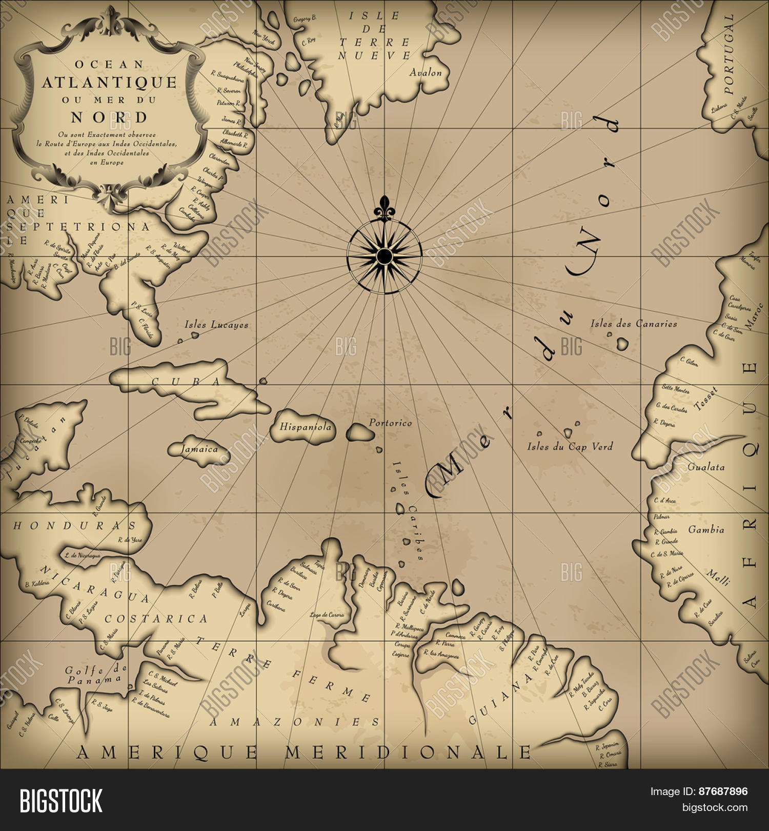 Old Geographic Map Image & Photo (Free Trial) | Bigstock