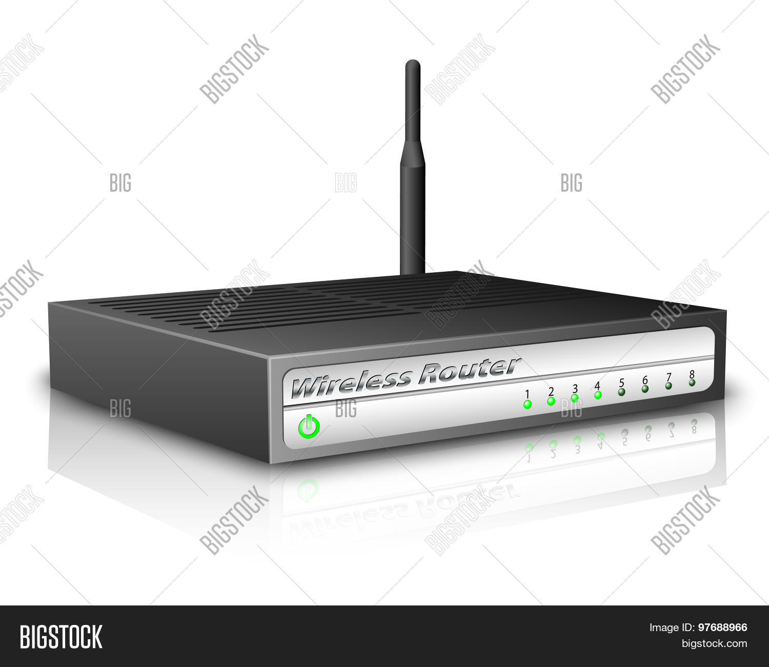 Wireless Router. Vector & Photo (Free Trial) | Bigstock
