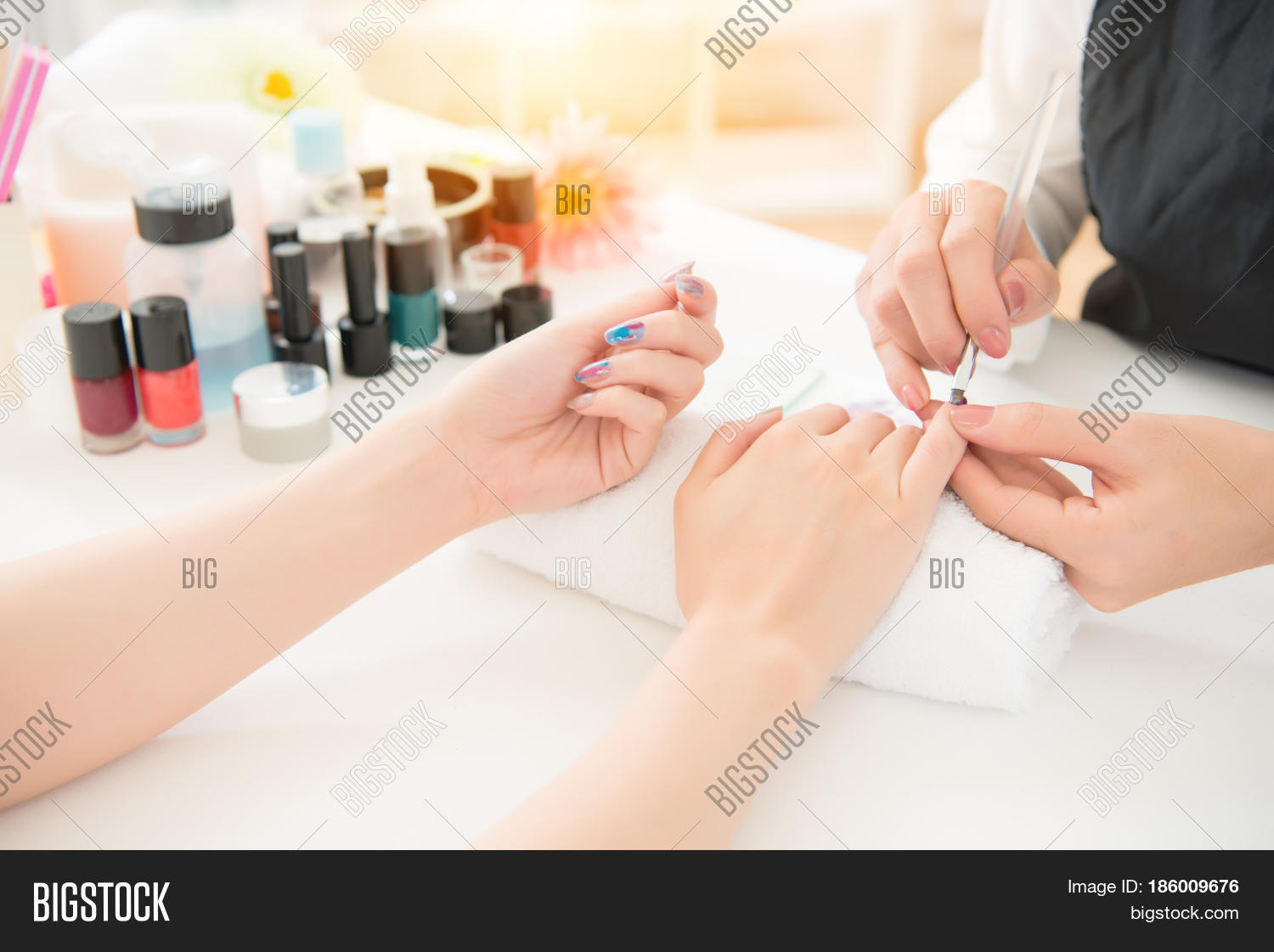 Coloring Nail By Image & Photo (Free Trial) | Bigstock