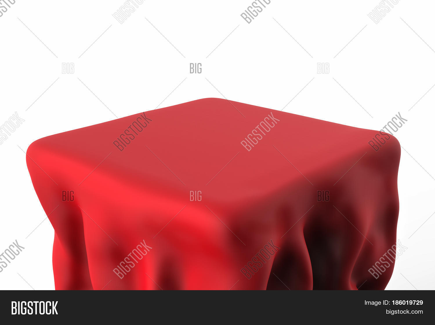 Square Table Red Cloth Image & Photo (Free Trial) | Bigstock