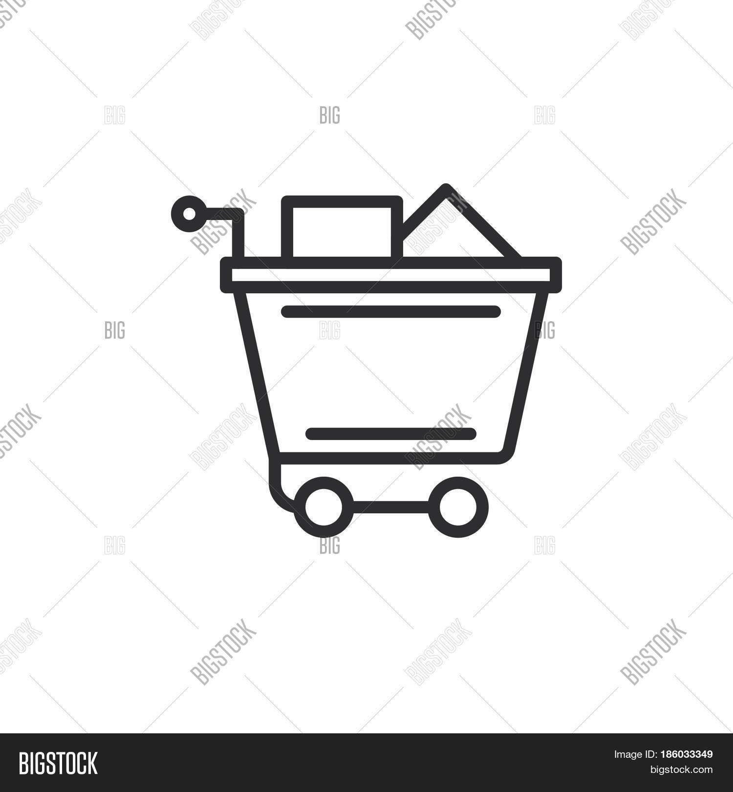 Shopping Cart Loaded Vector & Photo (Free Trial) | Bigstock