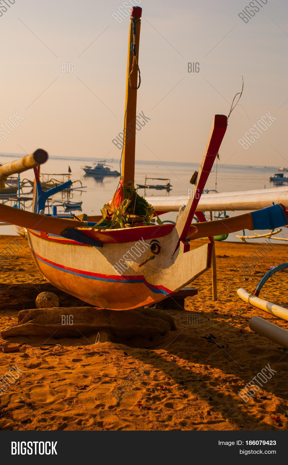 Balinese Boats Sanur Image & Photo (Free Trial) | Bigstock