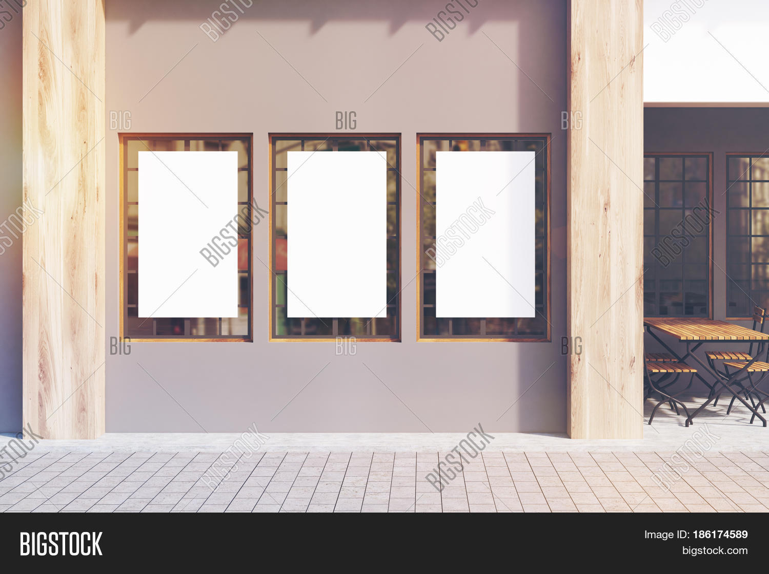 Exterior Cafe Gray Image & Photo (Free Trial) | Bigstock