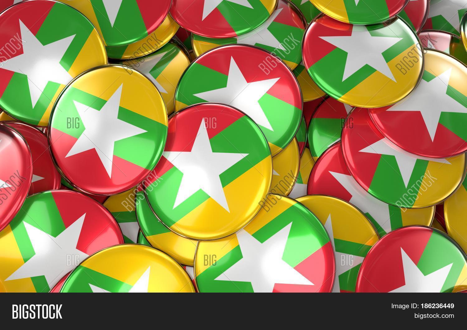 Myanmar Badges Image & Photo (Free Trial) | Bigstock