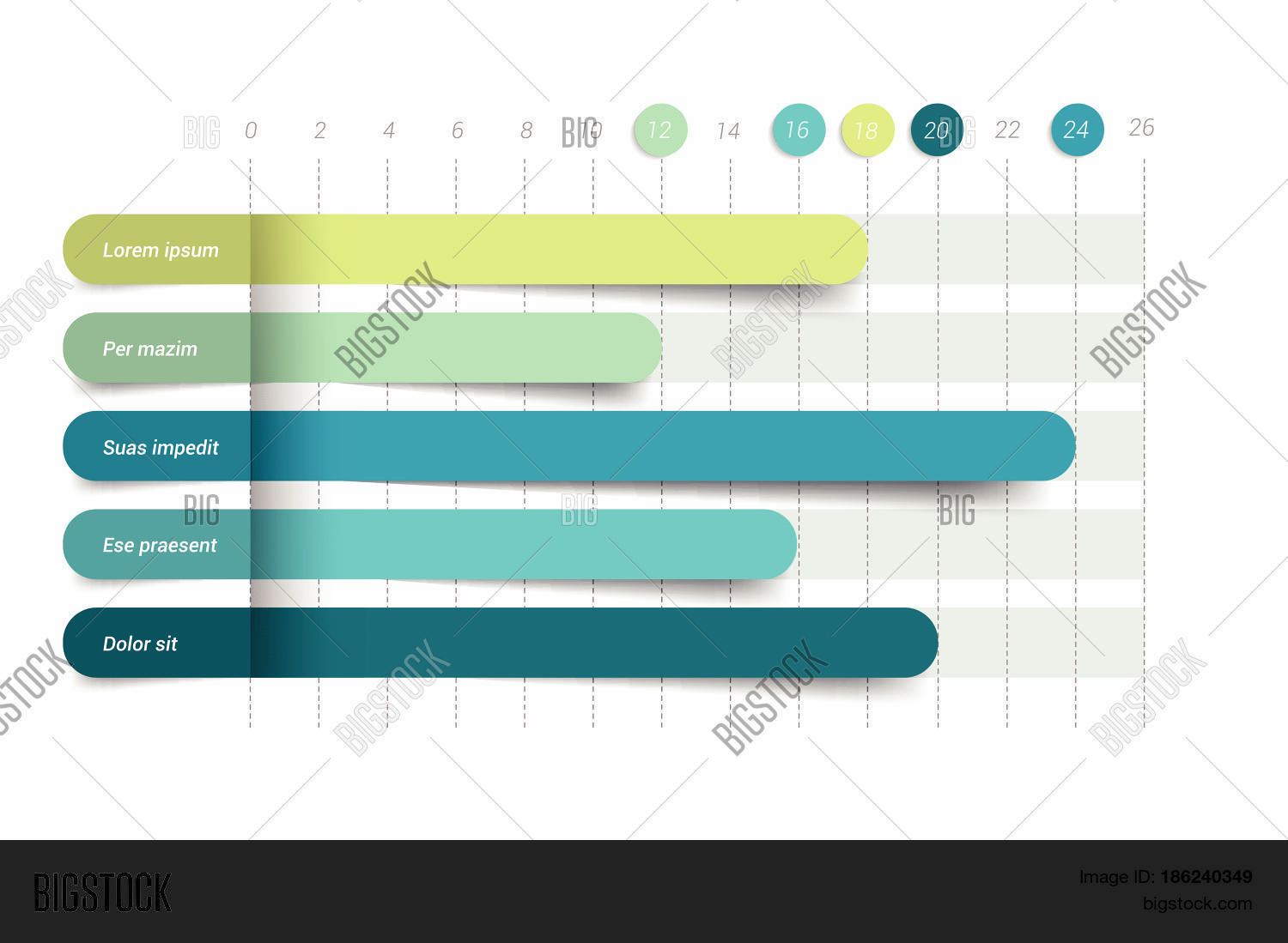 Flat Chart Graph. Vector & Photo (Free Trial) | Bigstock