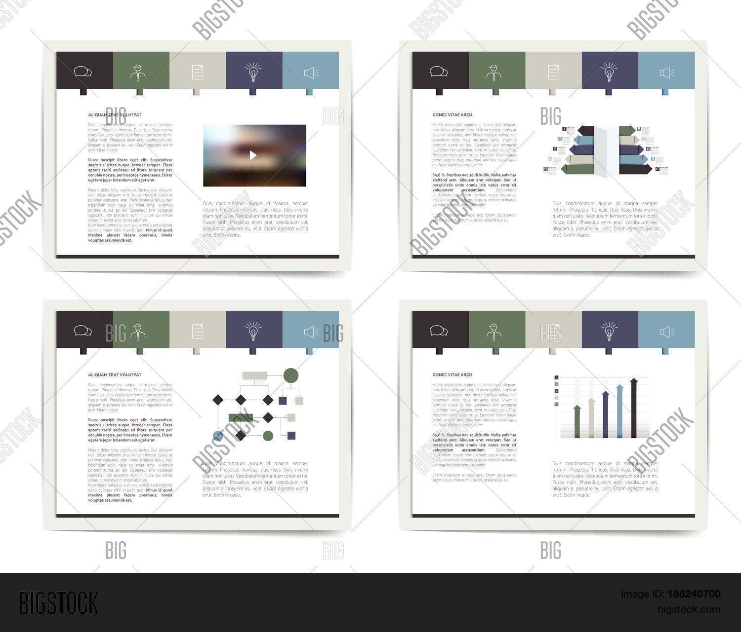 4 Presentation Vector & Photo (Free Trial) | Bigstock