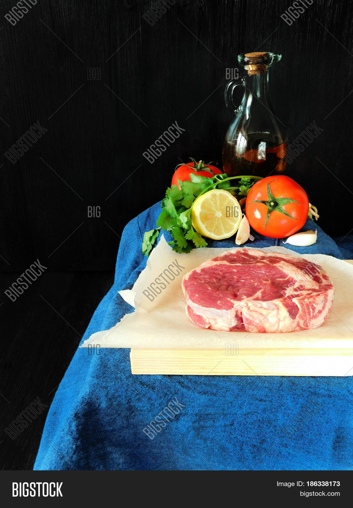 Fresh Raw Ribeye Steak Image & Photo (Free Trial) | Bigstock