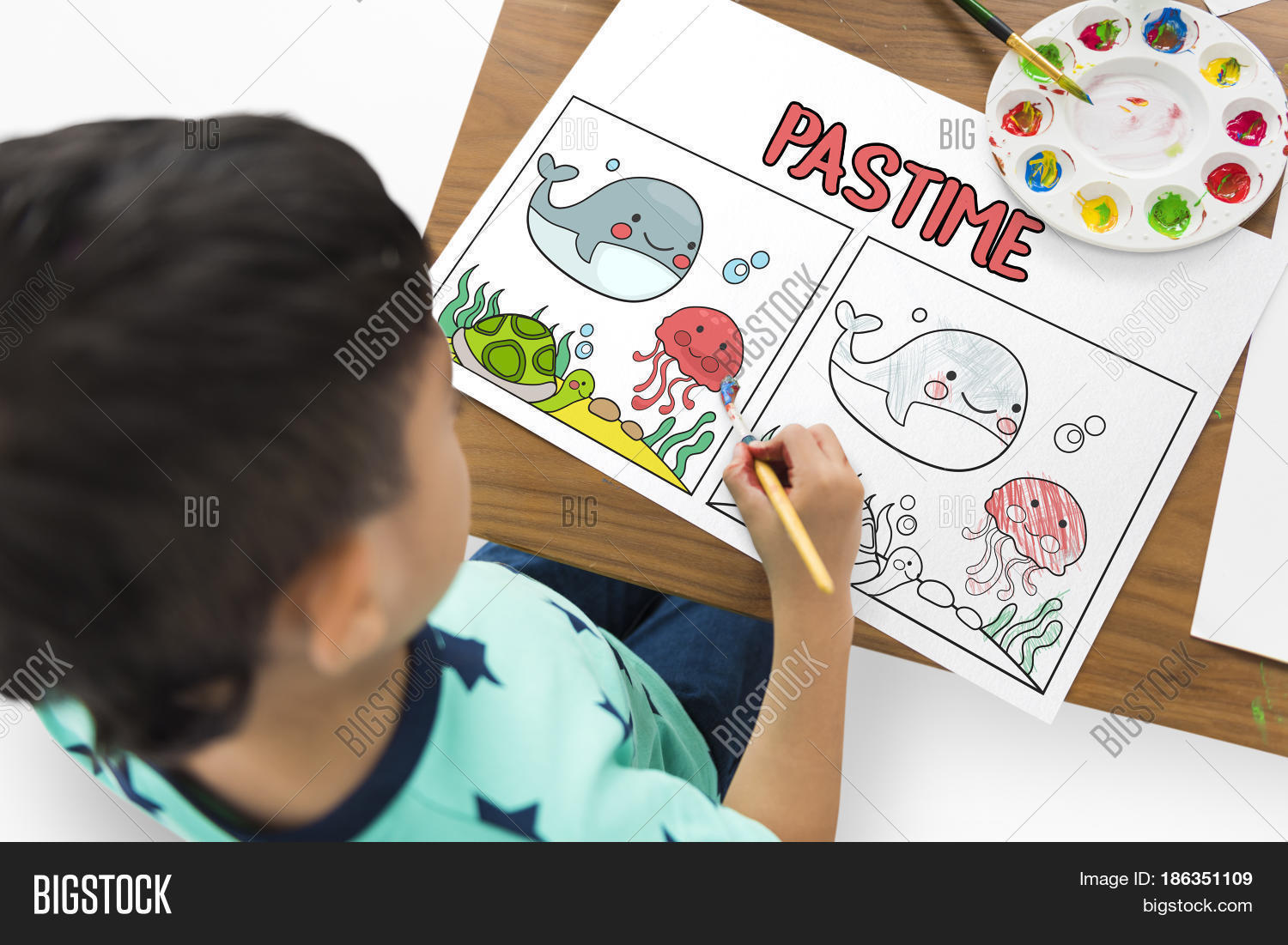 Young Boy Working On Image & Photo (Free Trial) | Bigstock