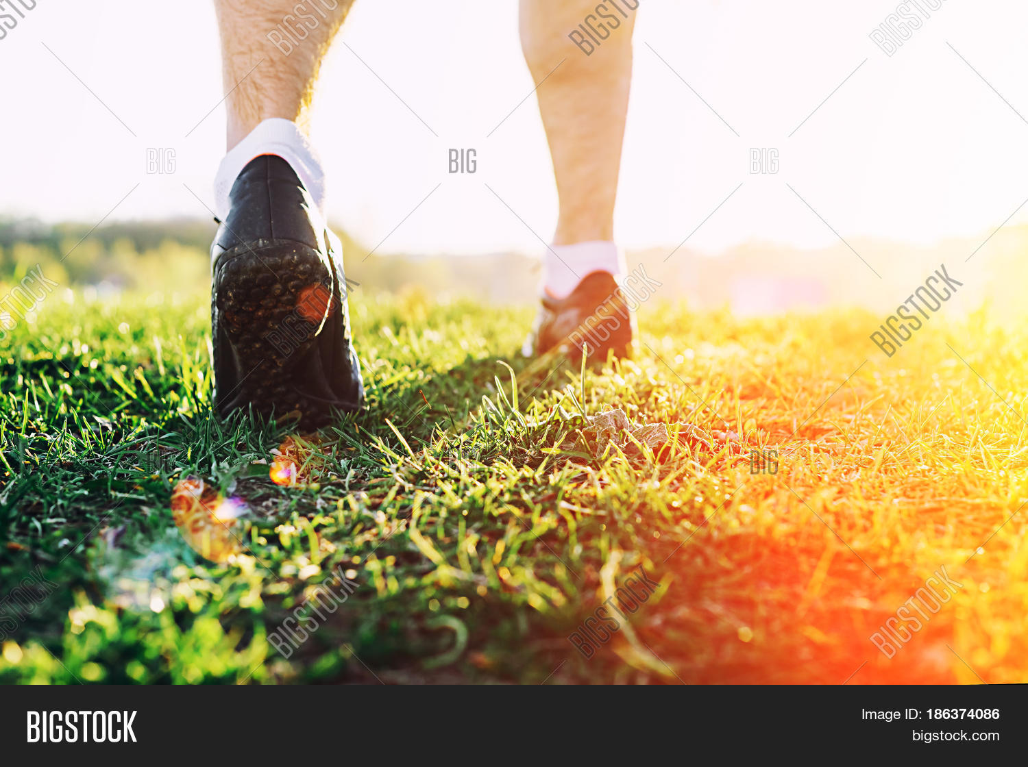 Runner Man Feet Image & Photo (Free Trial) | Bigstock