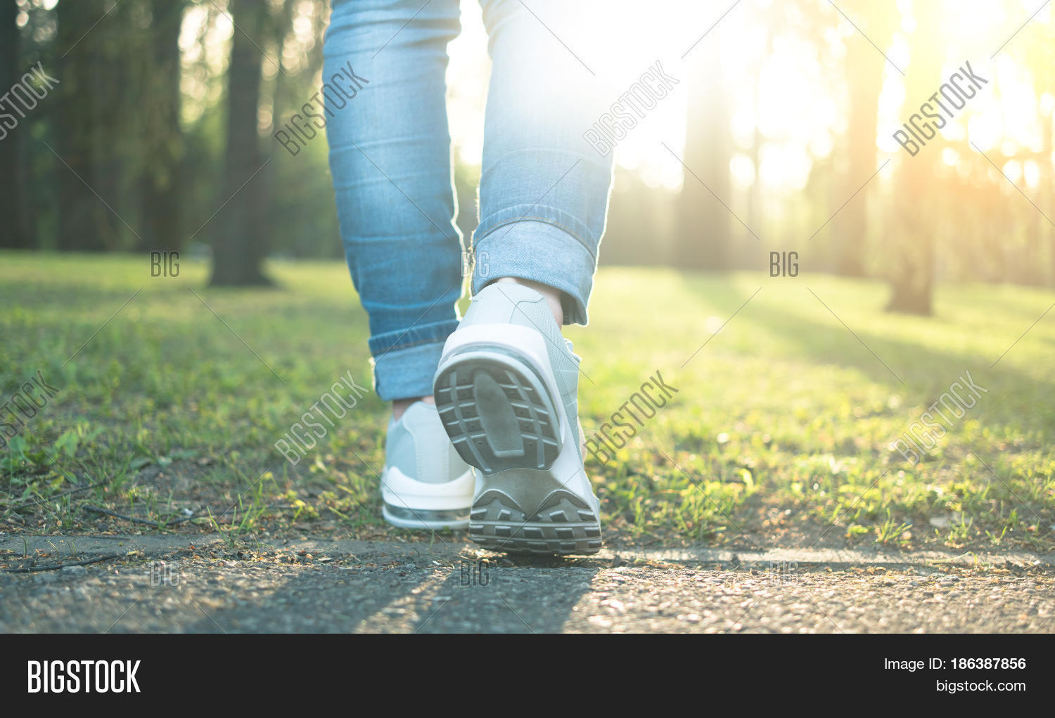 Walking Gray Running Image & Photo (Free Trial) | Bigstock