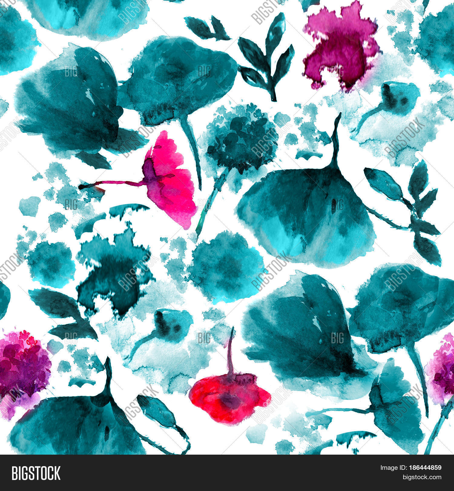 Seamless Watercolor Image & Photo (Free Trial) | Bigstock