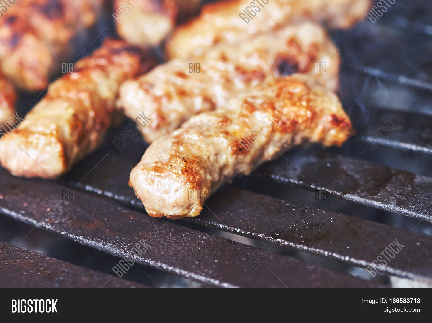 Cevapi On Grill Image & Photo (Free Trial) | Bigstock