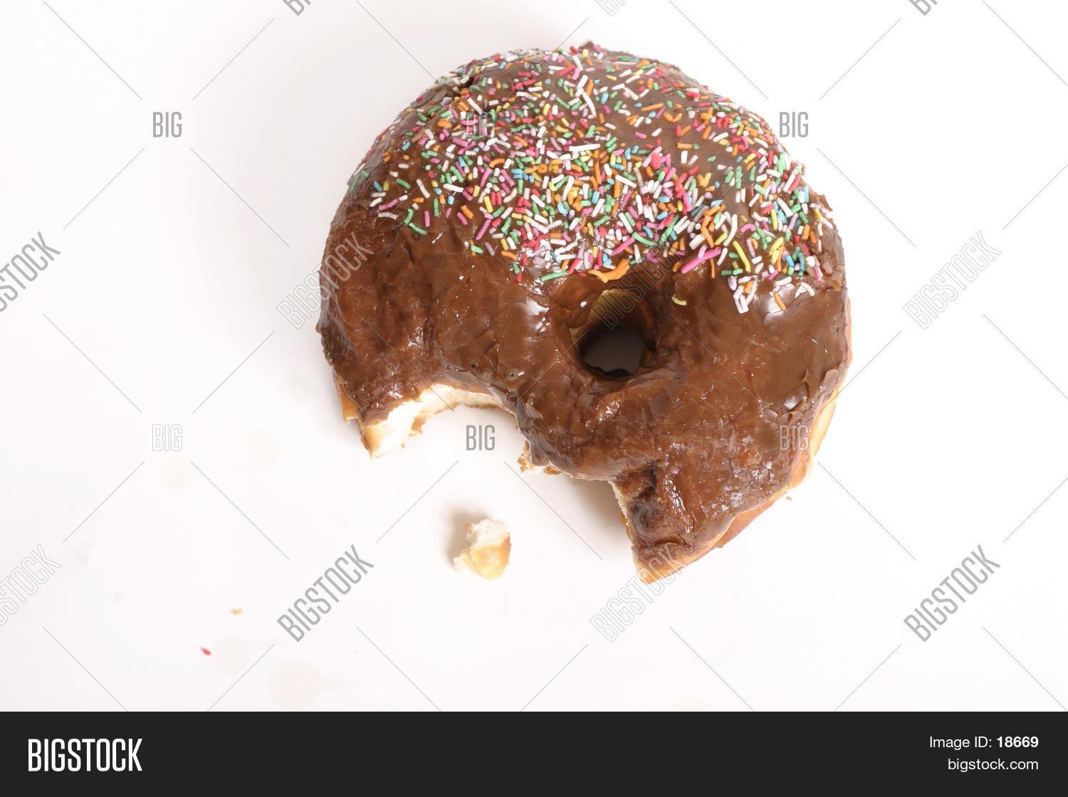 Doughnut Bite Image & Photo (Free Trial) | Bigstock