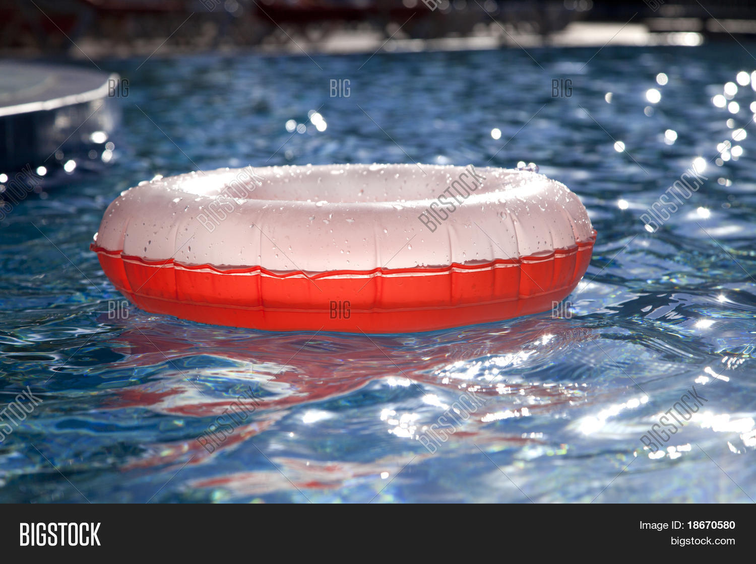 Floating Ring On Blue Image & Photo (Free Trial) | Bigstock