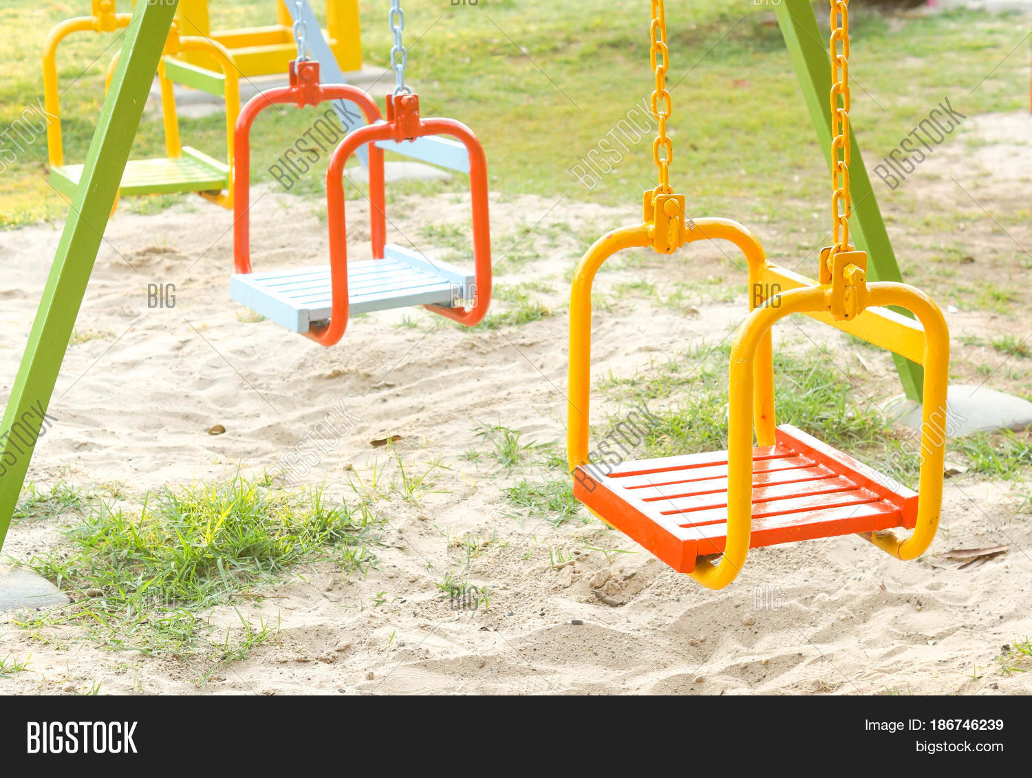 Swing Playground Kids Image & Photo (Free Trial) | Bigstock