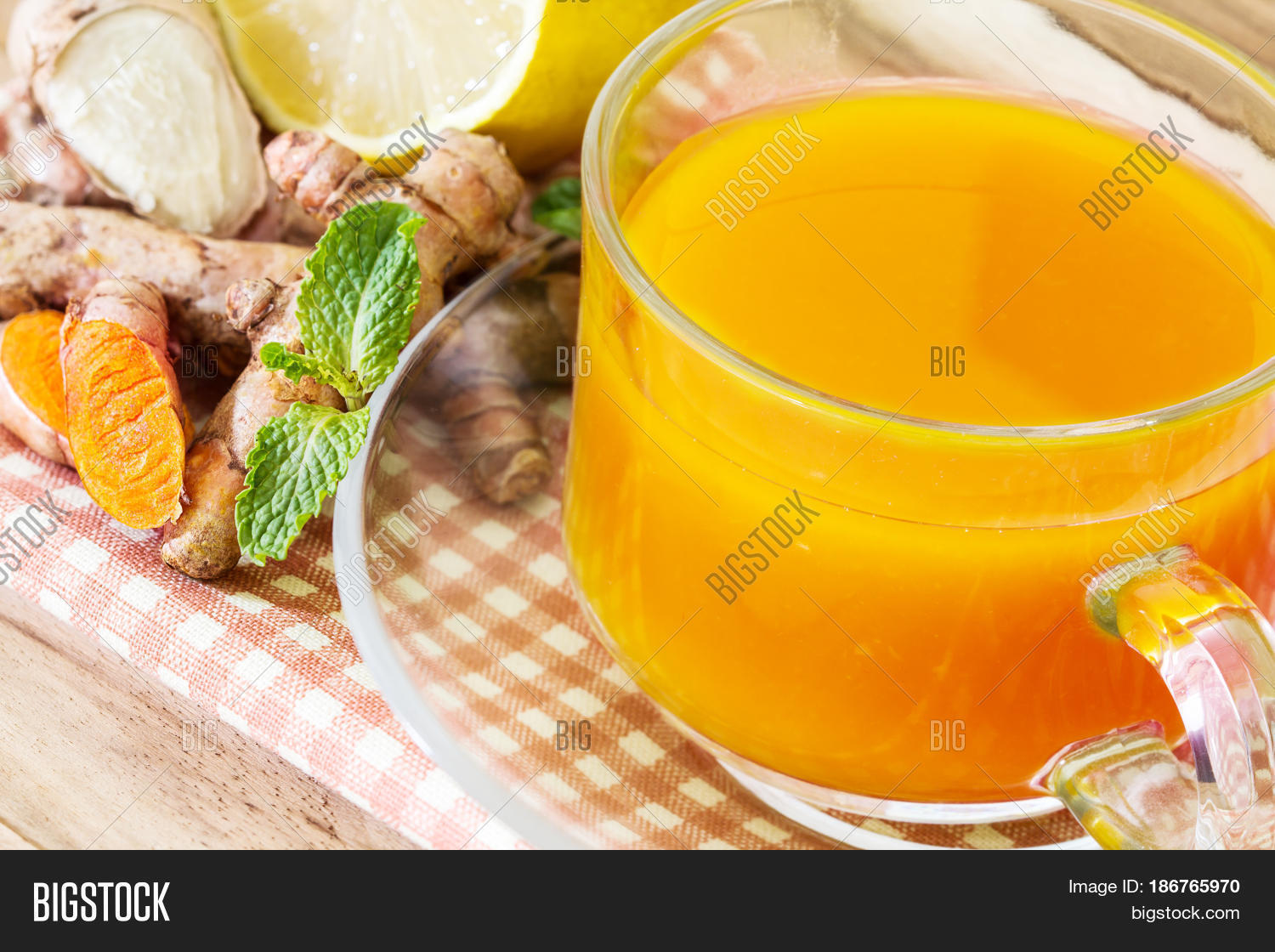 Cup Turmeric Tea Lemon Image & Photo (Free Trial) | Bigstock