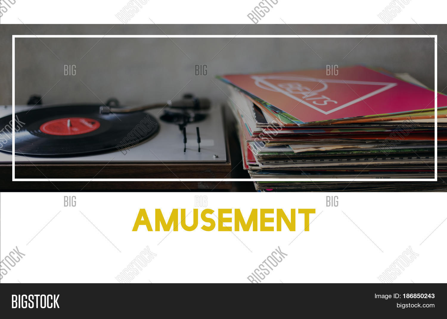 Vinyl Stack Vintage Image & Photo (Free Trial) | Bigstock