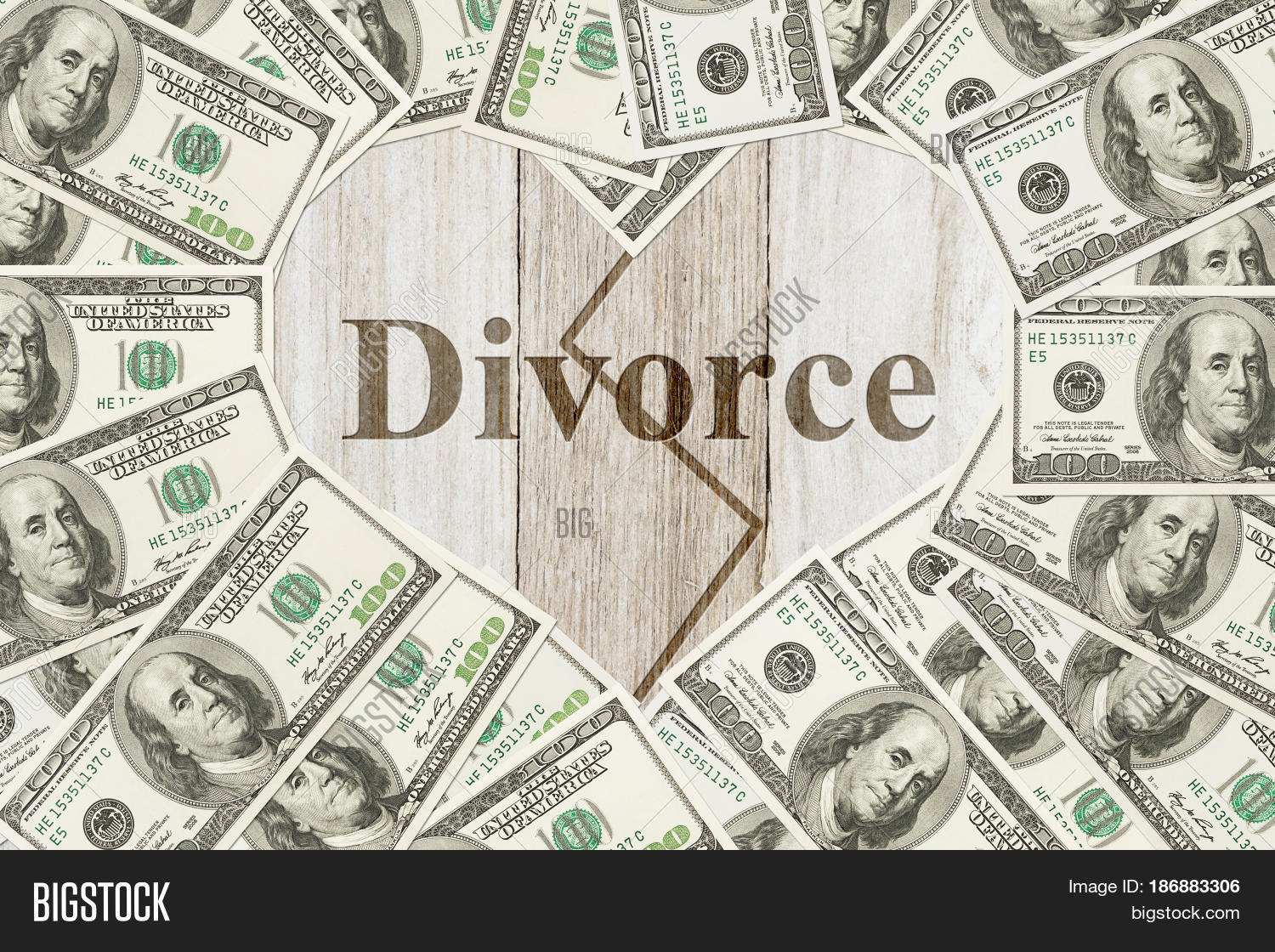 Money Divorce Message Image & Photo (Free Trial) | Bigstock