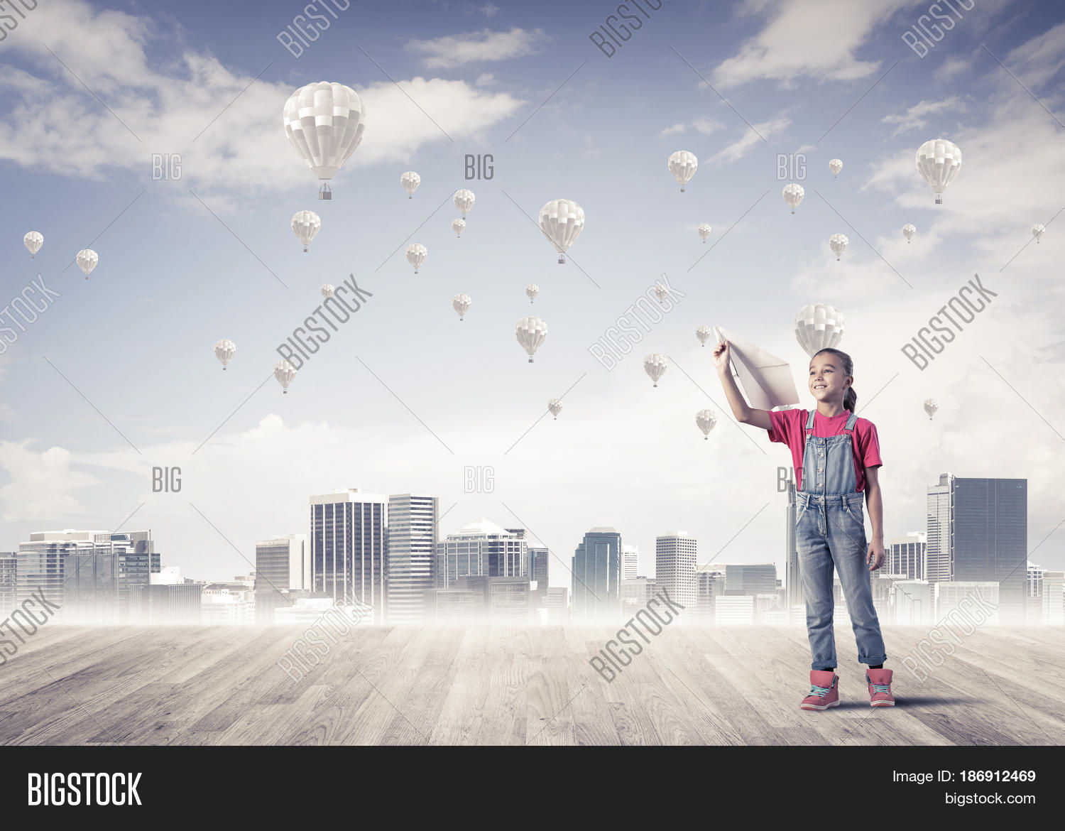 Cute Kid Girl Standing Image & Photo (Free Trial) | Bigstock