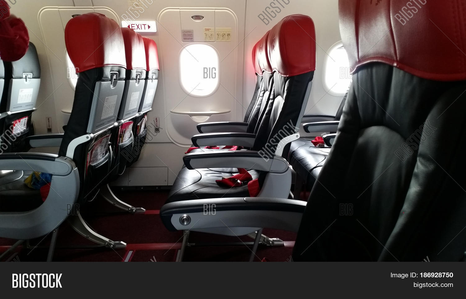 Seat Rows Airplane Image & Photo (Free Trial) | Bigstock