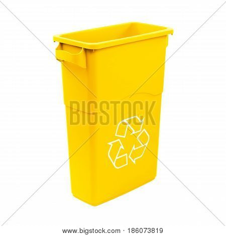 Yellow Recycle Bin Image & Photo (Free Trial) | Bigstock