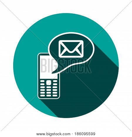 Phone Icon Message Vector & Photo (Free Trial) | Bigstock