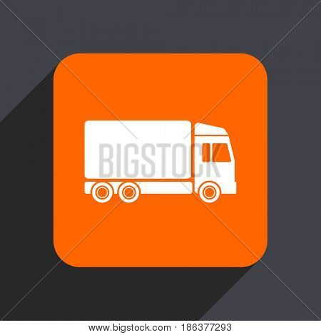 Delivery Orange Flat Image & Photo (Free Trial) | Bigstock