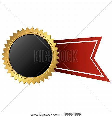 Gold Button Ribbon Vector & Photo (Free Trial) | Bigstock