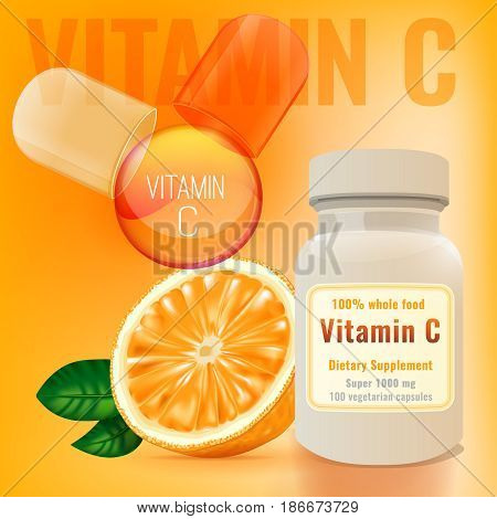 Vitamin C Package Vector & Photo (Free Trial) | Bigstock