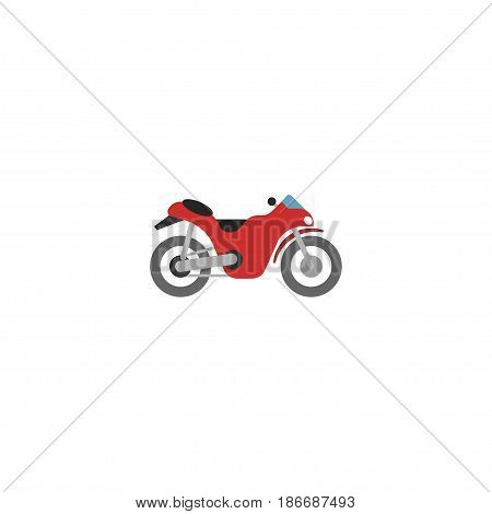 Flat Motorcycle Vector & Photo (Free Trial) | Bigstock