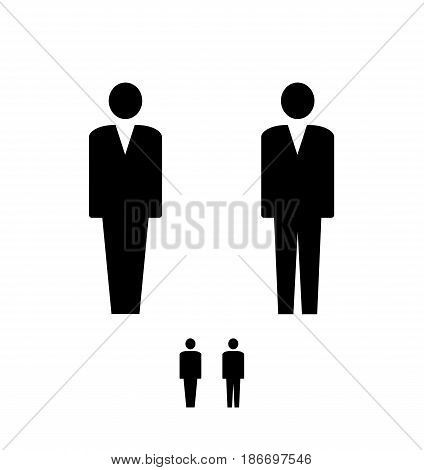 Stand Man Icon Set . Vector & Photo (Free Trial) | Bigstock